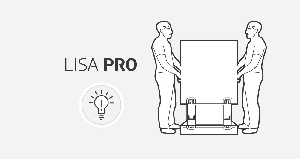 Emballage de votre Lisa Pro